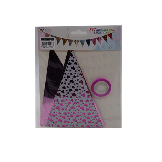 I.Metallic Banner - Chevron Heart Design – allaboutbaking